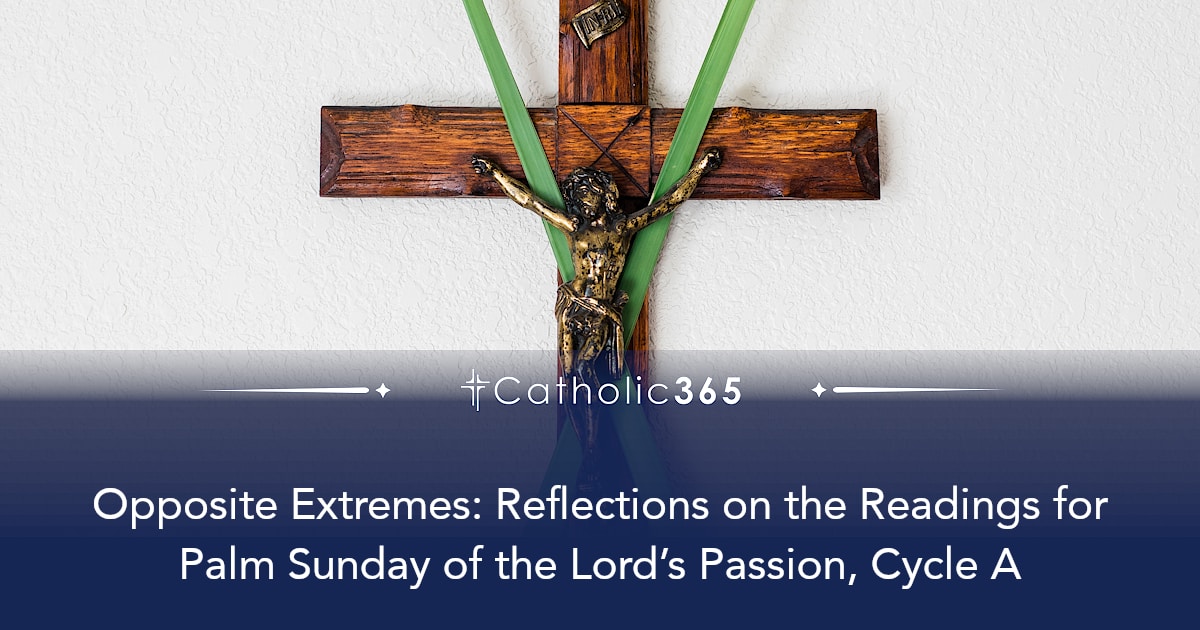 Opposite Extremes: Reflections on the Readings for Palm Sunday of the ...